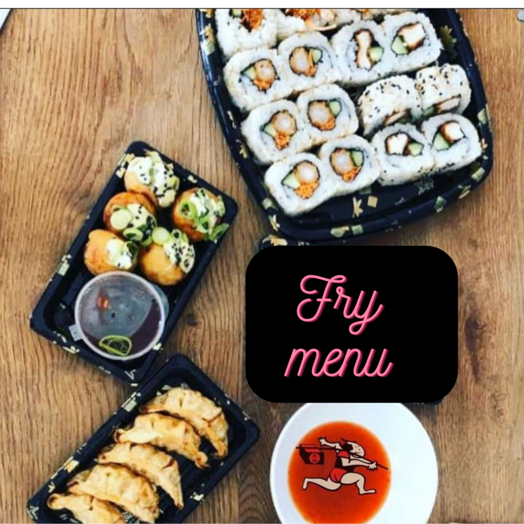 fry sushi menu - Mr Bento
